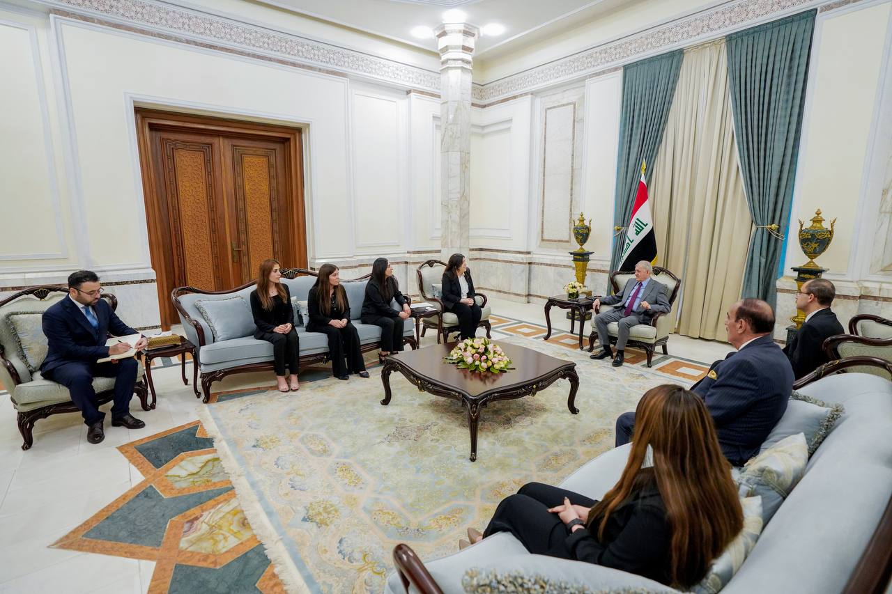 Iraq President Meets Farida Global team and a Yazidi Women Survivors ...