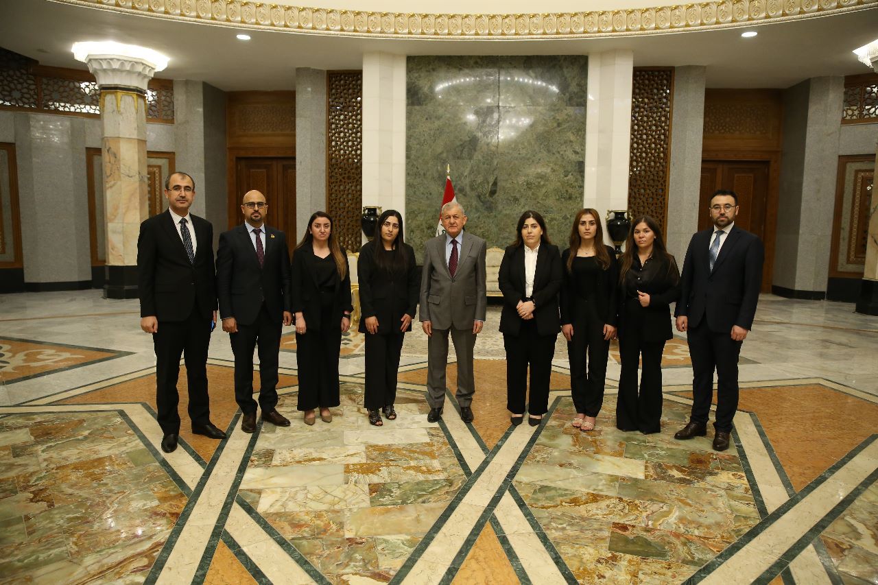Iraq President Meets Farida Global team and a Yazidi Women Survivors ...